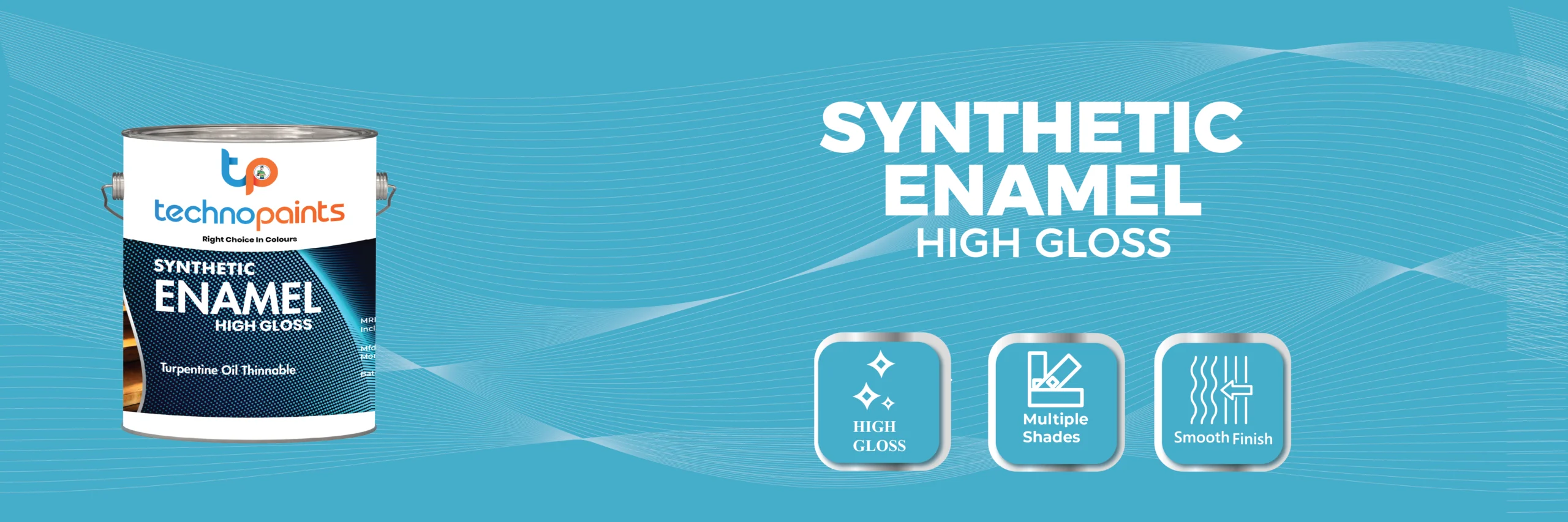 Hi-Gloss Synthetic Enamel - Techno Paints